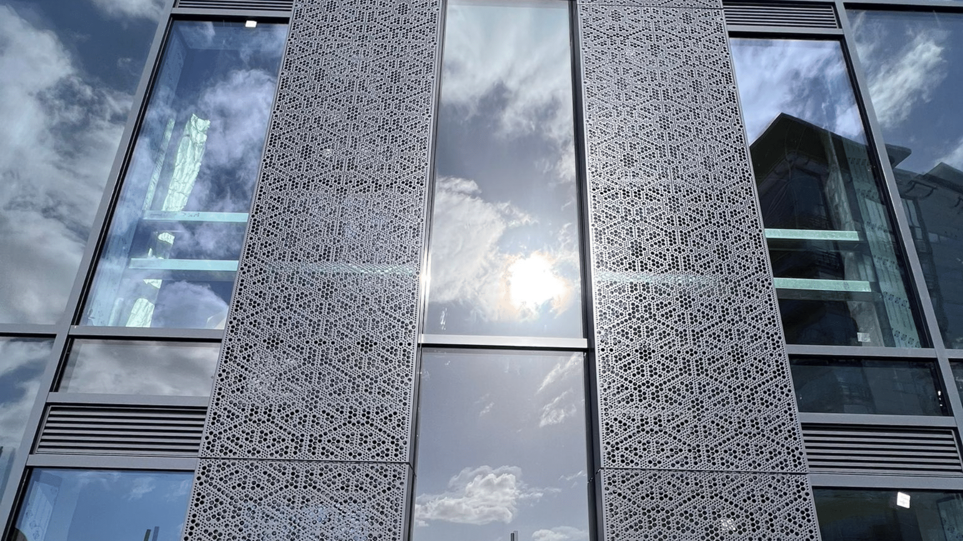 Perforated Panels | Leonardo Building | Acorn Aluminium